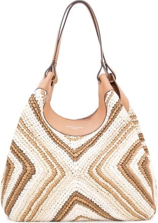 Gianni Chiarini Femme, Sacs, Beige, Taille: ONE Size Dua Borsa Tessuto