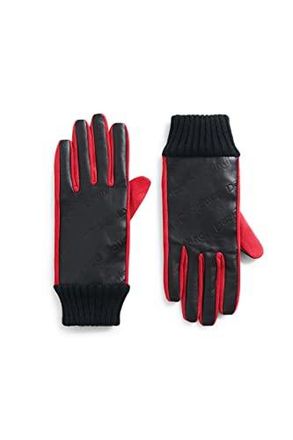 Desigual Glove_Logomania 2000 Black Kit daccessoires dhiver, Noir, U Femme