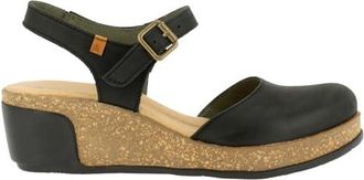 El Naturalista N5001 Leaves Sandali Con Chiusura Sul Retro Femme Noir Black 42 EU