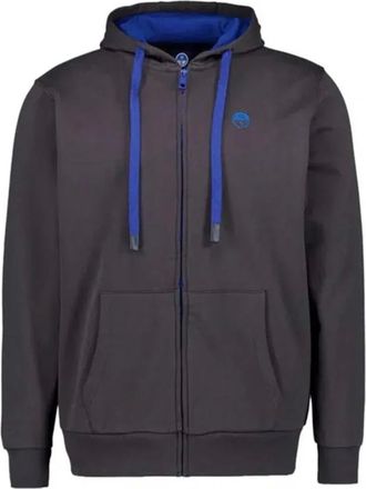 North Sails Homme, Sweatshirts et sweats &agrave; capuche, Gris, Taille: L Sweat &agrave; capuche zipp&eacute;