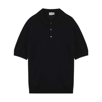 John Smedley Herren, Oberteile, Blau, SGr&ouml;&szlig;e