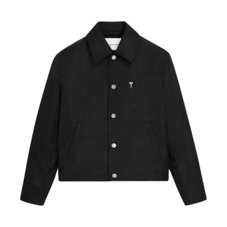 Ami Button-On Jacke mit Niete - - Jackets - Herren - Schwarzk - L