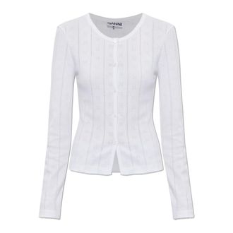 Ganni Damen, Strickwaren, Wei&szlig;, XSGr&ouml;&szlig;e