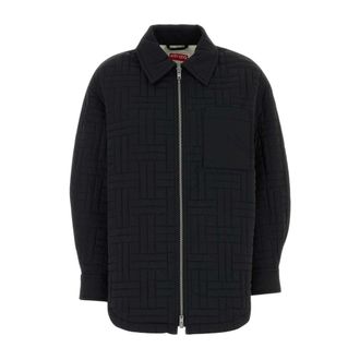 Kenzo Weave Quilted Blouson - - Jackets - Damen - Schwarzk - M