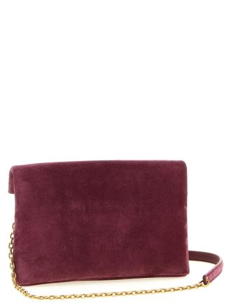 Saint Laurent Womens Bordeaux Calfskin Crossbody Bag