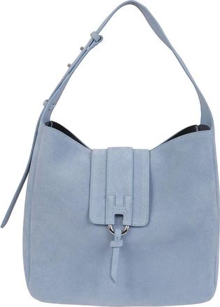 Hogan Femme, Sacs, Bleu, Taille: ONE Size H-Bag Hobo
