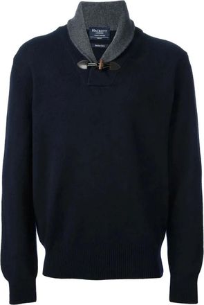 Hackett Pull - Col Gris - Homme - Pulls - Bleu - Taille: XL