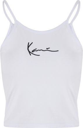 Karl Kani Damen KKWQ22001WHT Small Signature Tape Top White, XXS