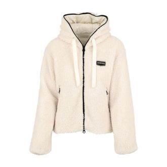 Duvetica Teddy Scudetto Kapuzenjacke - - Sweatshirts & Hoodies - Damen - Beige - XS