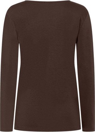 More & More T-Shirt zeitloses Basic-Langarmshirt