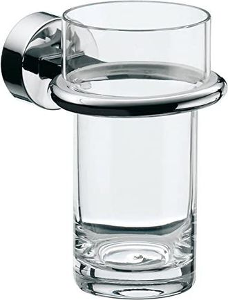 Emco Rondo 2 Glashalter, Chrom, Glas, Edelstahloptik, Normal