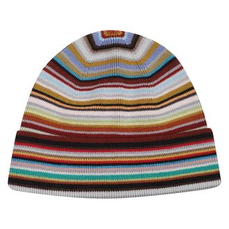 Paul Smith Signature Stripe Beanie - - Accessories - Herren - Mehrfarbig - ONE SIZE