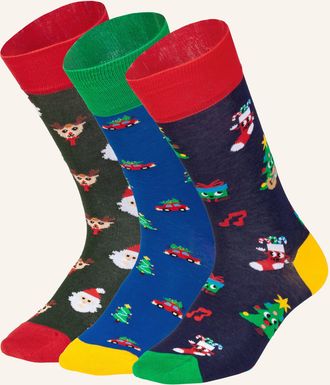 DillySocks Dillysocks Socken Wonderful Christmas (3er Box) braun