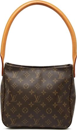 Louis Vuitton Hobo Bags - Monogram Looping MM - Gr. unisize - in Braun - f&uuml;r Damen