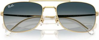 Ray-Ban unisex, Accessoires, Jaune, Taille: 59 MM Rb3755 Lunettes de soleil