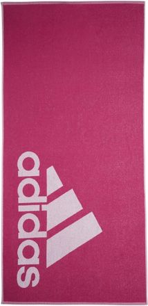 adidas Unisex Brand Towel, semi lucid fuchsia/white, L