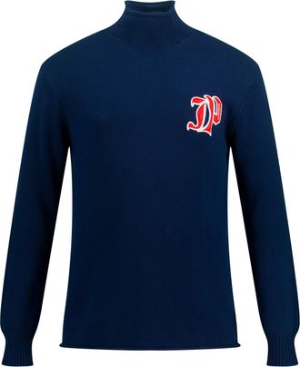 JP1880 Herren große Größen Übergrößen Menswear L-8XL Rollkragenpullover, kerniger Strick, kurzer Rollkragen Navy blau 5XL 820691130-5XL