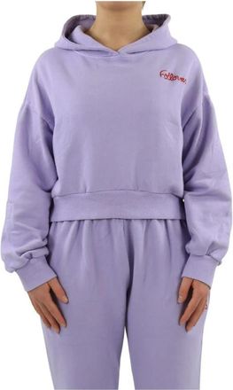 Follovers Damen, Sweatshirts & Hoodies, Lila, SGröße