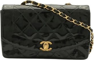 Chanel Sac bandouli&egrave;re vintage doccasion - Femme - Pre-owned - Noir - Taille: ONE Size