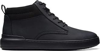 Clarks Court Lite Bottes mi-Hautes en Cuir Noir Taille 42, Noir, 42 EU