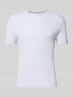 Review T-Shirt in Feinripp mit Rundhalsausschnitt