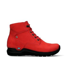 Wolky Schn&uuml;rstiefelette - - Shoes - Damen - Rot - 41 EU