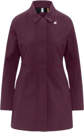 K-Way Mathy Bonded Jacket - Femme - Manteaux - Violet - Taille: 42 FR