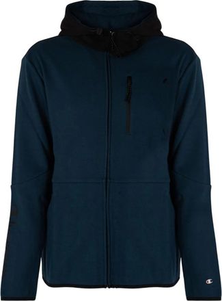 Champion Full-Zip Hoodie - - Sweatshirts & Hoodies - Herren - Blau - M