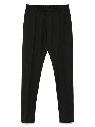 Emporio Armani pantalon &agrave; coupe fusel&eacute;e - Noir