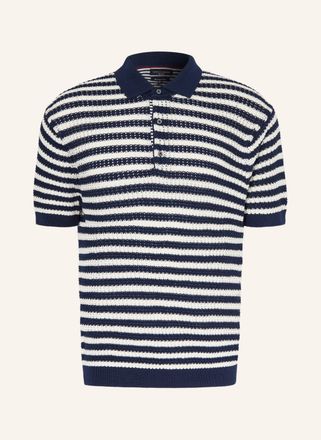 Tommy Hilfiger Strick-Poloshirt blau