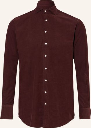 Artigiano Artigiano Cordhemd Classic Fit rot