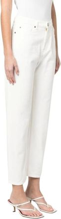 Twinset Femme, Pantalons, Blanc, Taille: W28 Pantalon Slim-fit