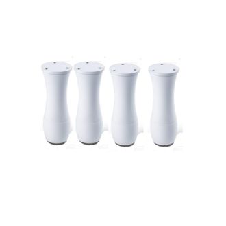Generic Set mit 4 verstellbaren Möbelbeinen aus Aluminiumlegierung für Couchtisch Bett Bank Kommode 120 mm / 4,7 Zoll Höhe Stütztisch mit 0,8 mm verstellbaren