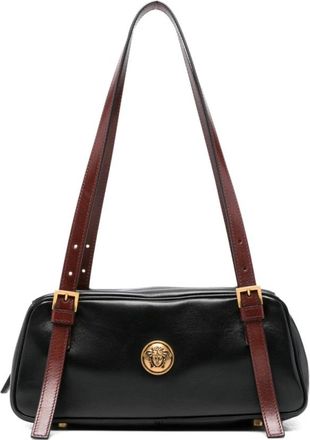 Versace Femme, Sacs, Noir, Taille: ONE Size Embleme Bowling Nappa Shoulder Bag