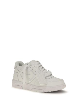 Off-white Womens Sneakers Out Of Office White Calf Leather Upper: Trainers