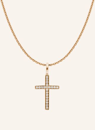 Cada Cada Kette Small Turin Cross rosegold