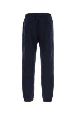 Saint Laurent Mens Cotton Joggers Navy