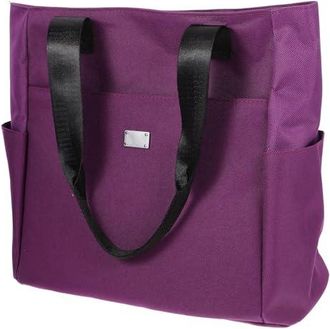UPKOCH Paquet Fourre-tout Femme Grosse Capacit&eacute; Violet En Tissu Oxford Toile R&eacute;sistant Transport Facile Pour Travail Usage Quotidien Poches Multiples Organis