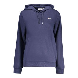 Fila Blaue Biobaumwoll Damen Hoodie