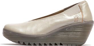 FLY London Fly London Damen YOZA438FLY Wedges, Silver, 41 EU