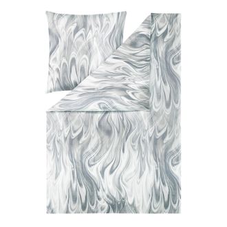 ESTELLA Mako Interlock Jersey Bettw&auml;sche Klaas grau