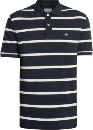 GANT Homme, Tops, Bleu, Taille: XL Polo Ray&eacute; Sportif