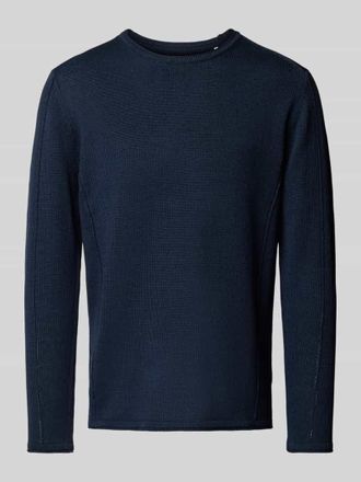 Gabba Regular Fit Strickpullover aus Leinen-Baumwoll-Mix