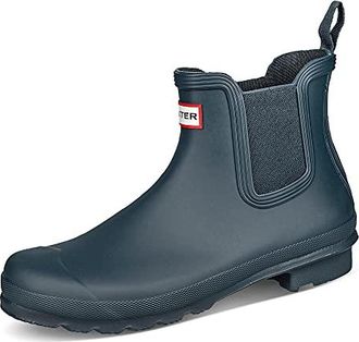 Hunter Femme Chelsea Chaussure Bateau, Navy, 42 EU