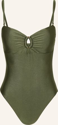 Mrs & Hugs Mrs & Hugs Bandeau-Badeanzug Mit Cut-Outs gruen