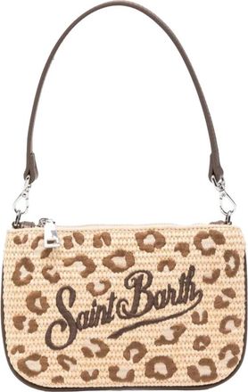 MC2 Saint Barth Femme, Sacs, Brun, Taille: ONE Size Parisienne Mini Straw - Pochette