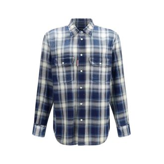 Dsquared2 Homme, Chemises, Multicolore, Taille: XL Canadian check Shirt