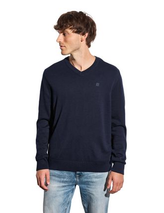 Street One Men Herren Basic V-Neck Strickpullover
