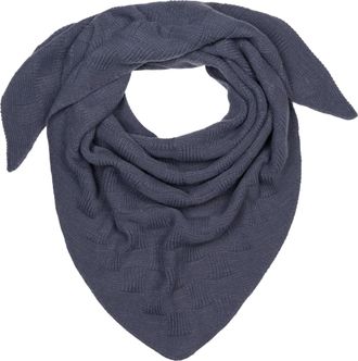 styleBREAKER Tuch Strick Dreiecktuch Schachbrett Strickmuster