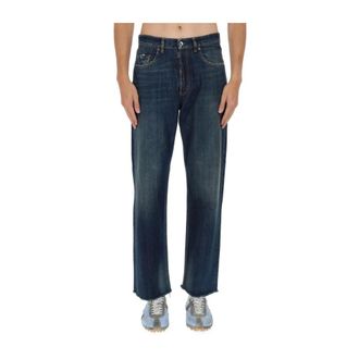 Maison Margiela Homme, Jeans, Bleu, Taille: W33 Jeans droits